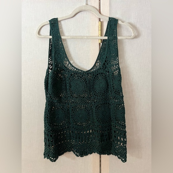 Vintage | Tops | Vintage Handmade Crochet Top | Poshmark
